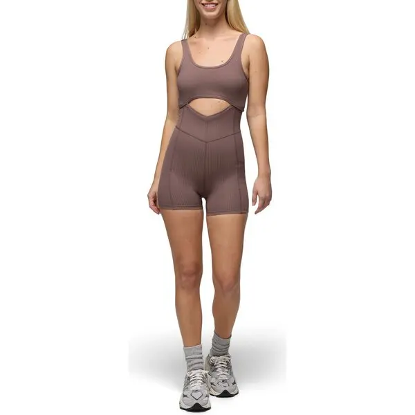Prana Luxara Salutations Romper - Carob