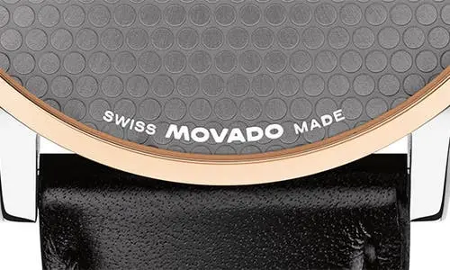 Movado Museum Classic Leather Strap Watch