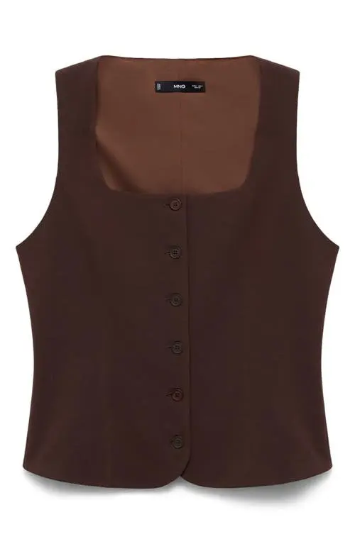 Mango Klum Square Neck Vest