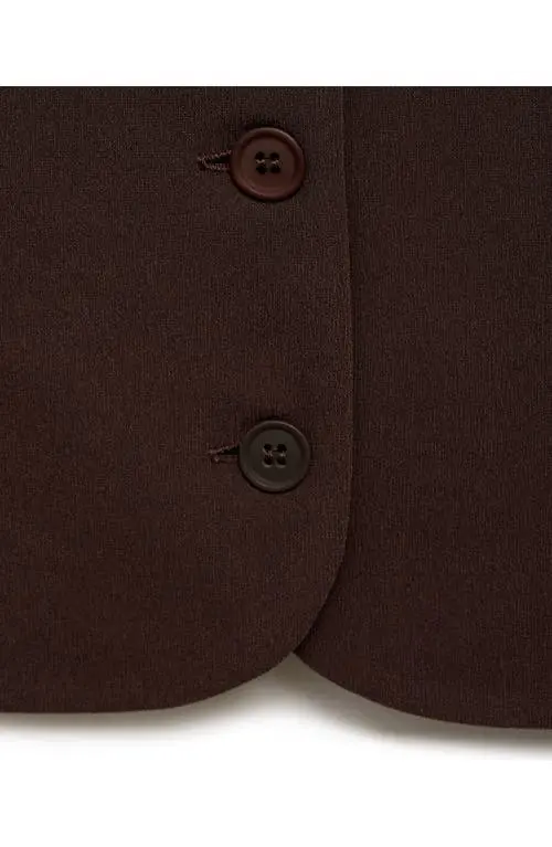 Mango Klum Square Neck Vest
