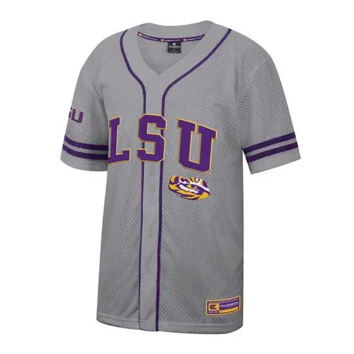COLOSSEUM Lsu Tigers Free Spirited Baseball Jersey