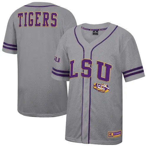 COLOSSEUM Lsu Tigers Free Spirited Baseball Jersey