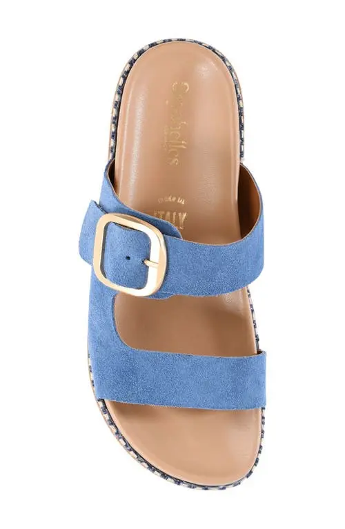Seychelles Getaway Slide Sandal - Blue