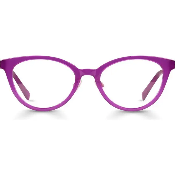 Eyebobs Statuette 51mm Cat Eye Reading Glasses - Lollipop Purple / Rose Gold