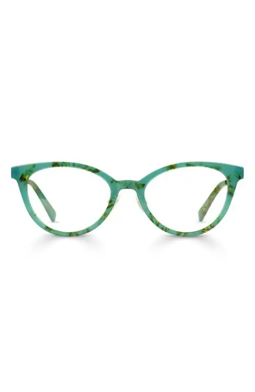 Eyebobs Statuette Cat Eye Reading Glasses - Jade Marble / Gunmetal