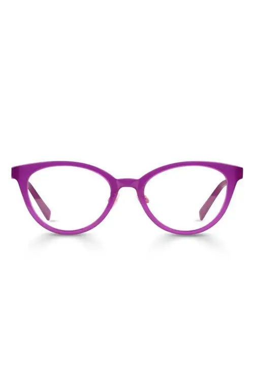 Eyebobs Statuette Cat Eye Reading Glasses - Lollipop Purple / Rose Gold