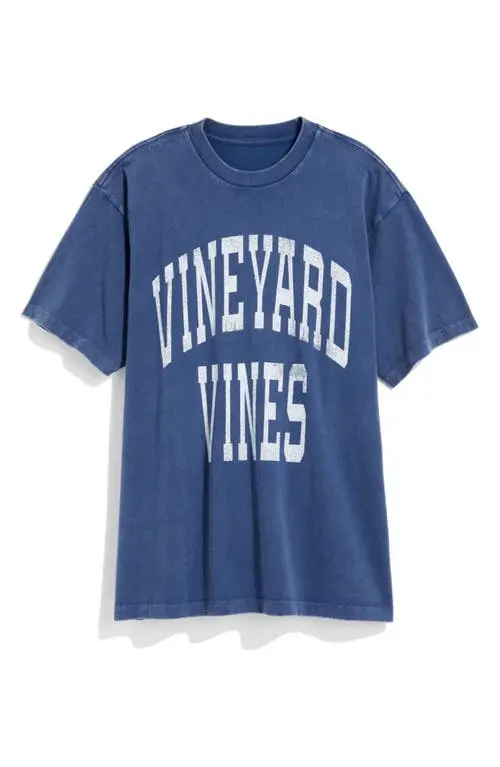Vineyard Vines Logo Oversize Cotton Graphic T-shirt