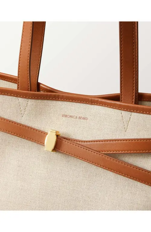 Veronica Beard Dash Tote - Natural Hazel