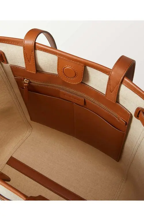 Veronica Beard Dash Tote - Natural Hazel