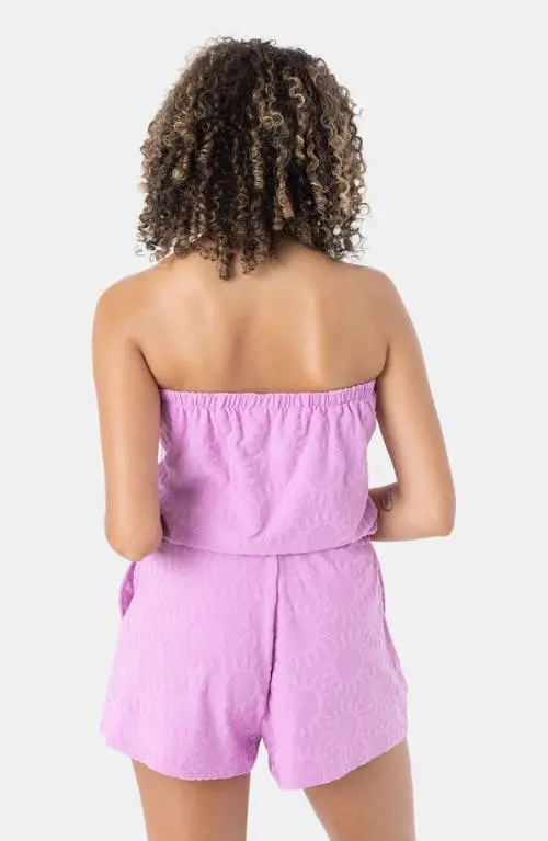 Roxy Special Feeling Strapless Cover-up Romper - Lilac