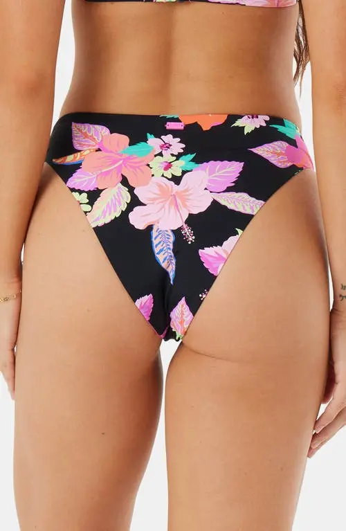Roxy Wanderlust Bikini Bottom - Black Multi