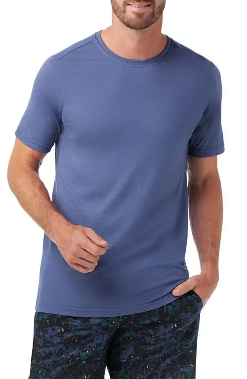 Smartwool Active Performance Wool Blend T-shirt - Nightfall Blue