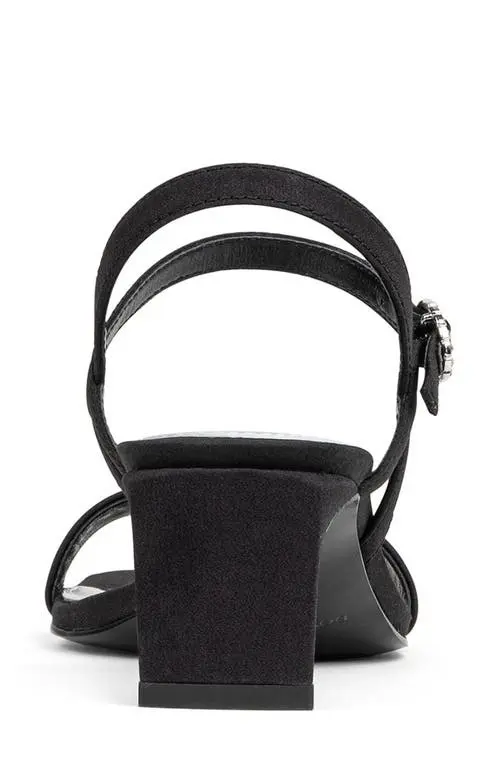 DONALD PLINER Block Heel Sandal - Black