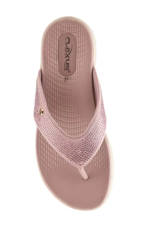 SPRING STEP SHOES Gorski Platform Wedge Flip Flop