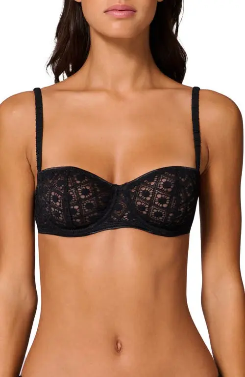 Simone Perele Apolline Underwire Demi Bra - Black