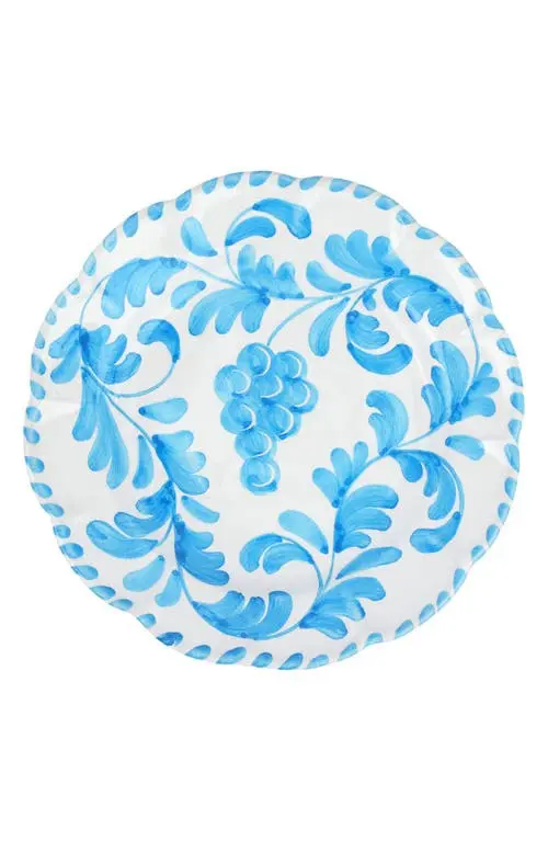 VIETRI Arezzo Salad Plate - Turquoise/aqua