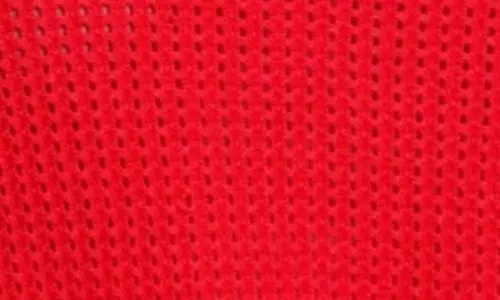 APNY Open Stitch Quarter Zip Sweater - Red