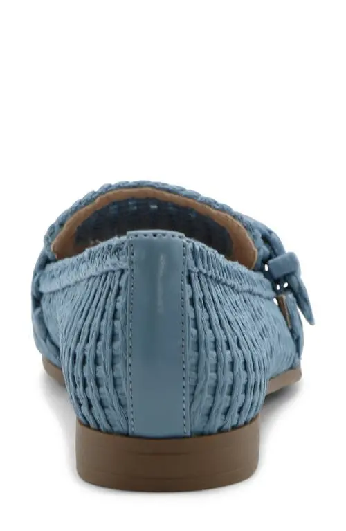 CHARLES DAVID Follies Raffia Loafer - Blue