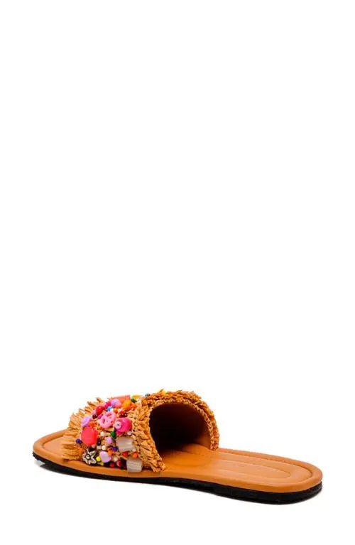 Free People Shipwrecked Beaded Slide Sandal