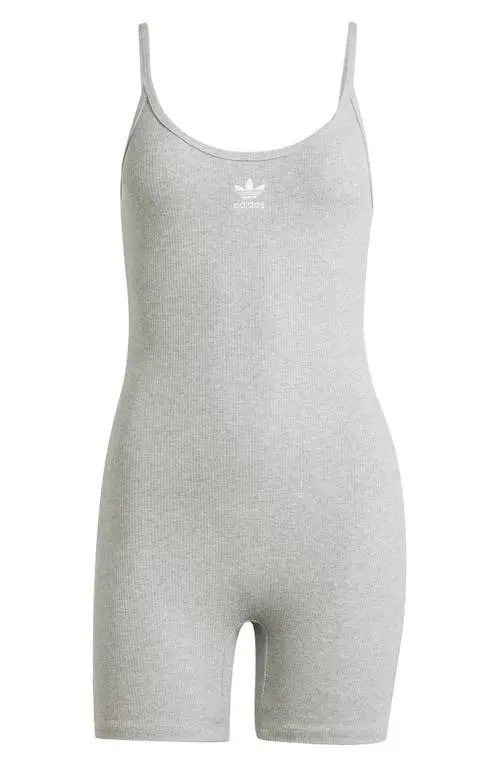 Adidas Originals By Alexander Wang Essentials Rib Romper - Mgreyh