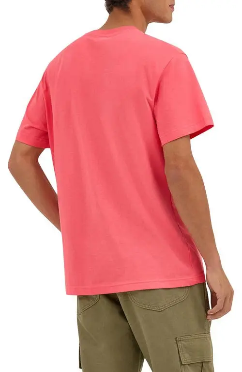 LEEM Heart Logo Embroidered Cotton T-shirt