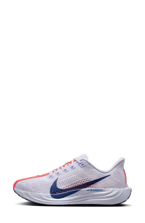 Nike Pegasus Running Shoe - Ghost/ Blue/ Crimson