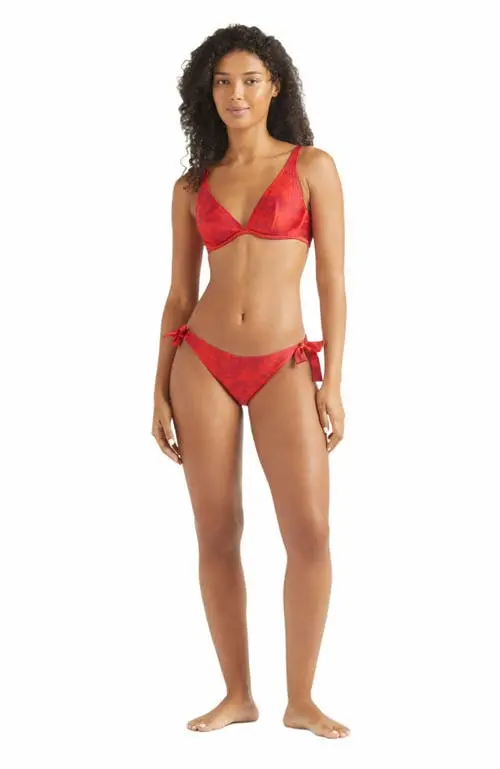 Vilebrequin Flower Power Underwire Bikini Top - Lipstick