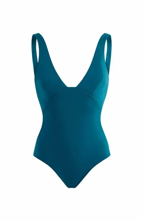 Vilebrequin Solid Halter One-piece Swimsuit