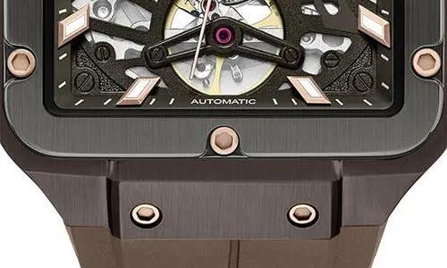 KENNETH COLE Automatic Strap Watch - Brown