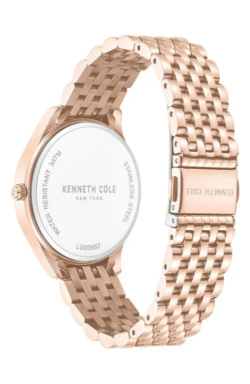 KENNETH COLE Classic Bracelet Watch - Rosegold