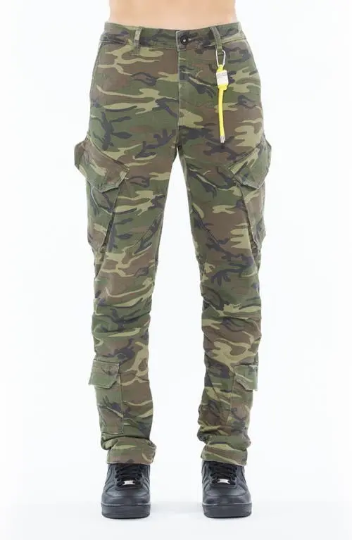 CULT OF INDIVIDUALITY Rocker 606 Cargo Jeans - Camo