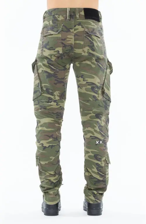 CULT OF INDIVIDUALITY Rocker 606 Cargo Jeans - Camo