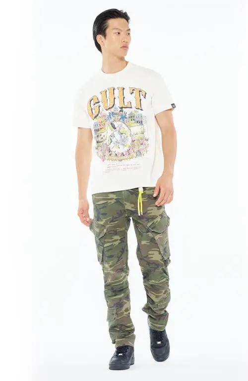 CULT OF INDIVIDUALITY Rocker 606 Cargo Jeans - Camo