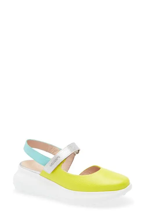 WONDERS Zaire Slingback Wedge Sneakers