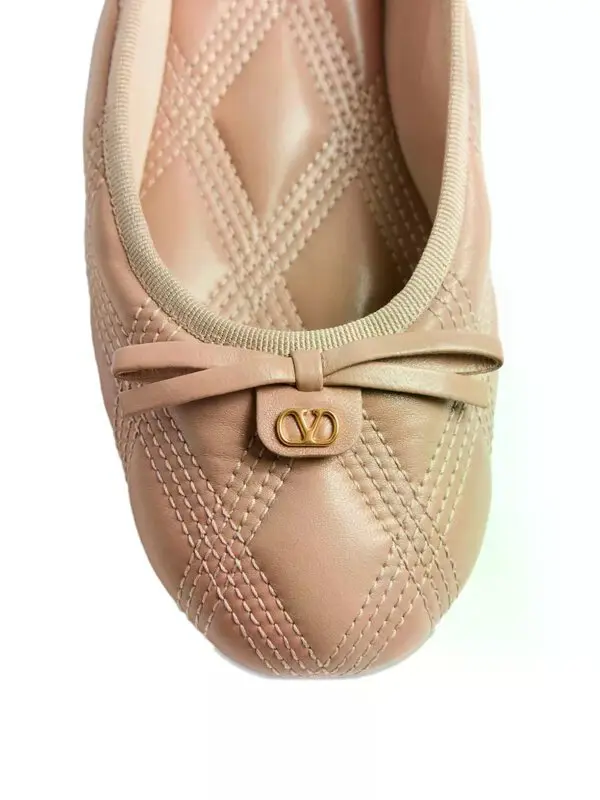 Valentino Garavani Quiltie 67 Ballet Flats - Pink