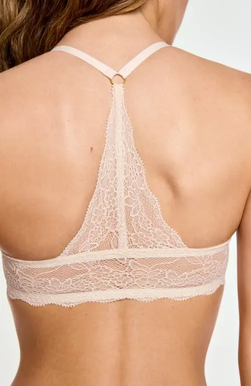 Pepper Lace Racerback Lift Up Bra - Sand