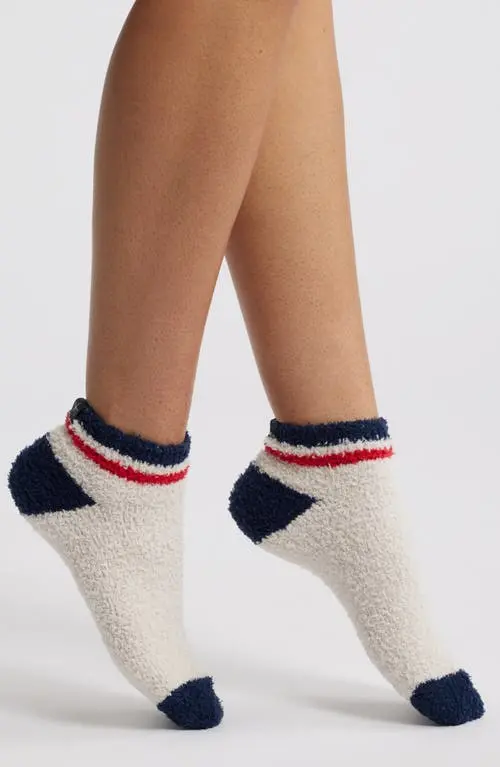 Barefoot Dreams Cozychic® Stripe Ankle Socks - Marine Multi