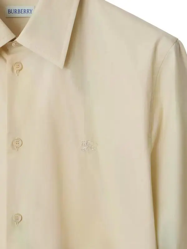 Burberry Logo-embroidered Shirt