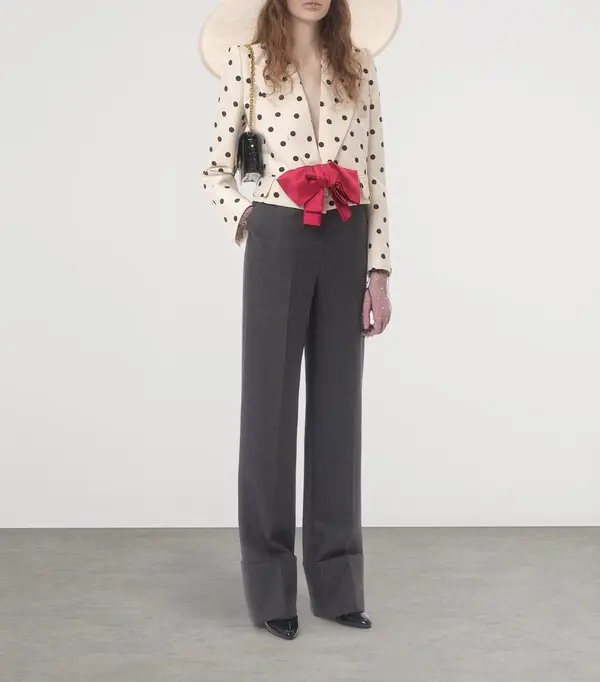 Valentino Garavani Wool Tailored Trousers