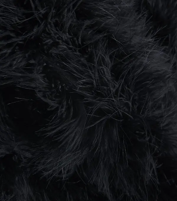 YVES SALOMON Feather Jacket - Black