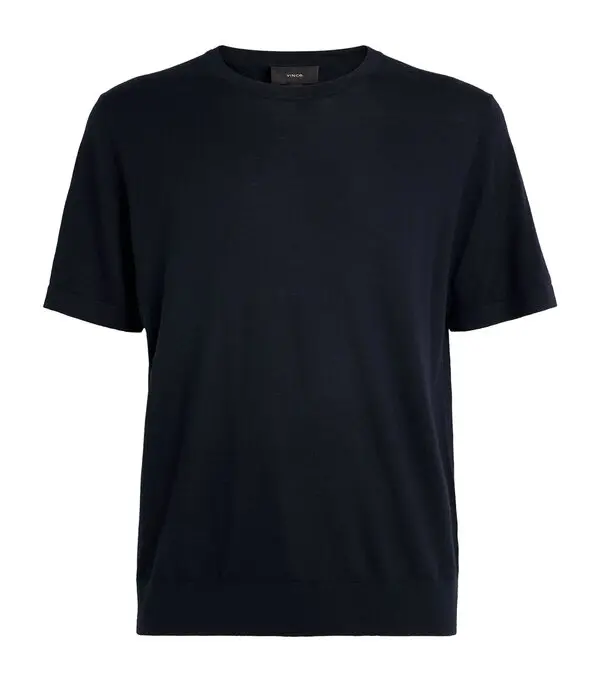 Vince Merino Wool-cashmere T-shirt