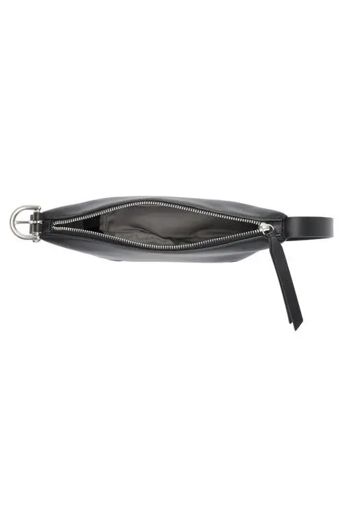 Rag & Bone Small Mercer Leather Hobo Bag - Black