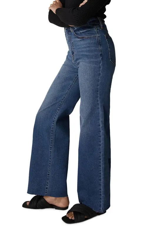 UNPUBLISHED Noemi Long Pasadena Flare Jeans - Dark Blue