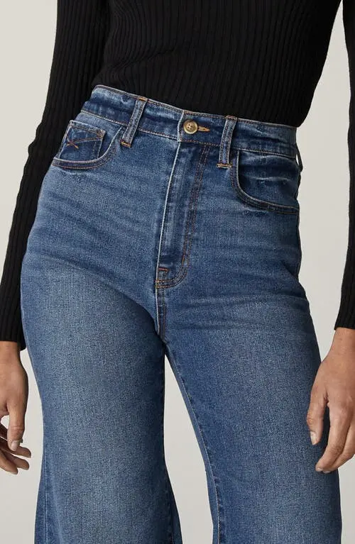 UNPUBLISHED Noemi Long Pasadena Flare Jeans - Dark Blue