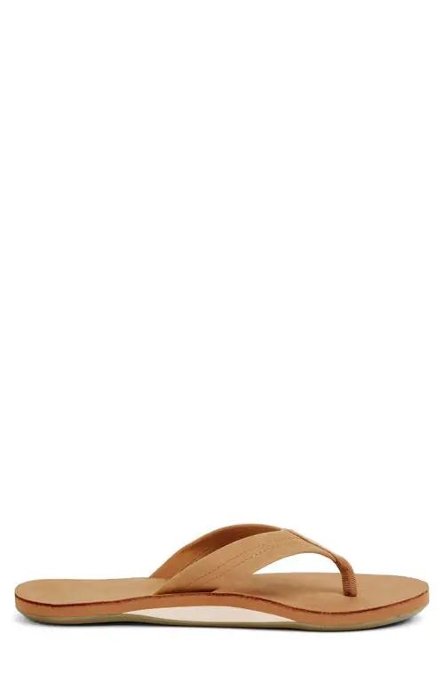 HARI MARI Fields Flip Flop - Tan/ Olive