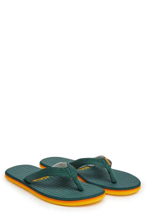 HARI MARI Dunes Flip Flops - Evergreen