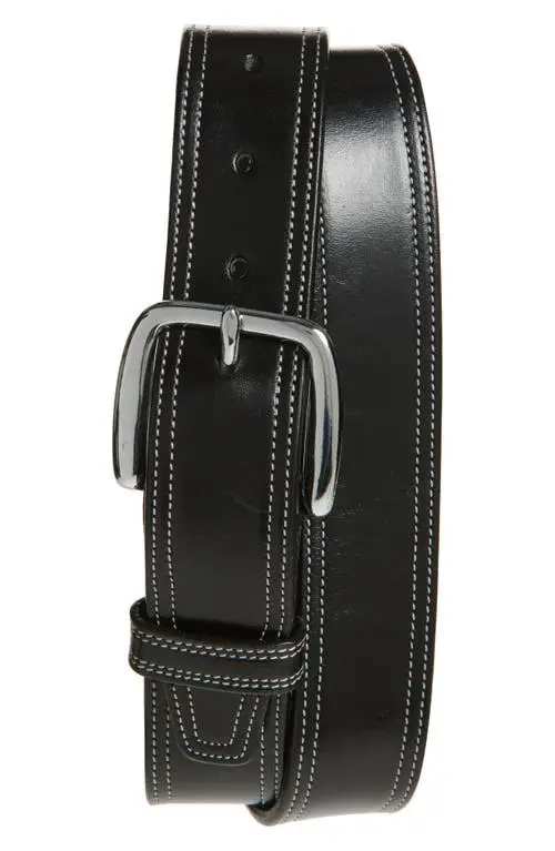 NOAH Leather Belt - Black