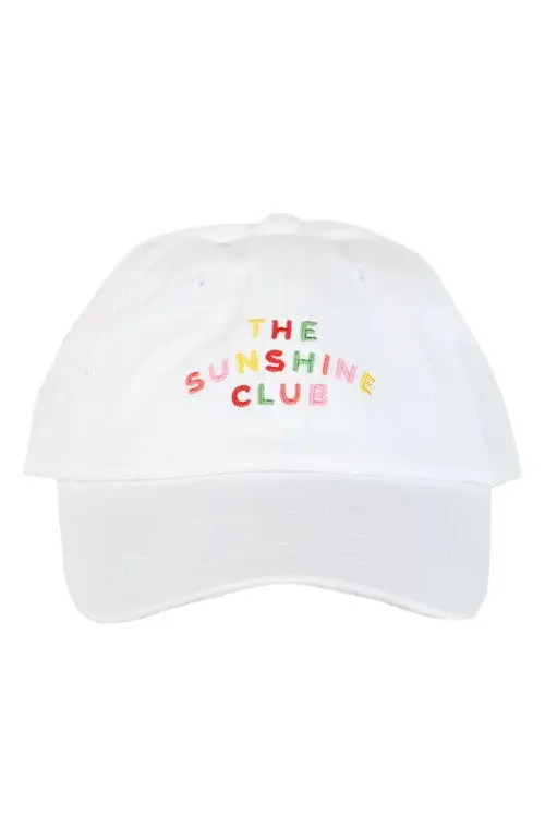 SUNSHINE TIENDA Sunshine Club Baseball Cap - Rainbow