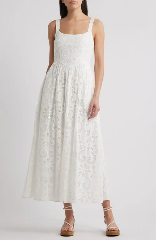 Saylor Maryl Open Stitch Maxi Dress