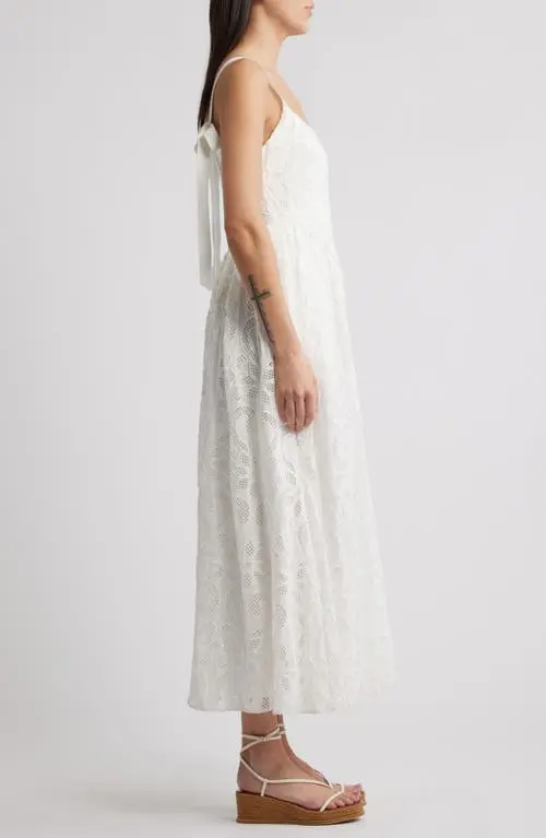 Saylor Maryl Open Stitch Maxi Dress